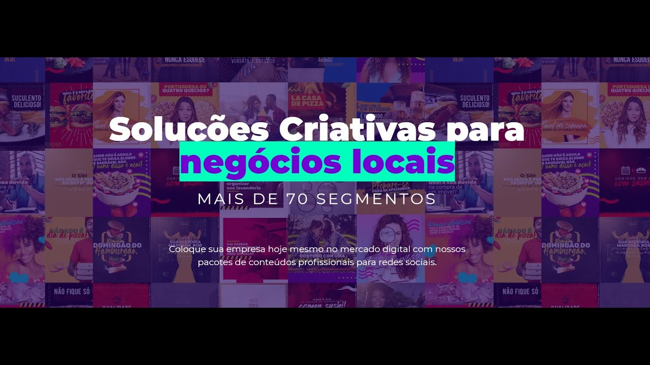 Pacotes de Artes para Redes Sociais - YouTube
