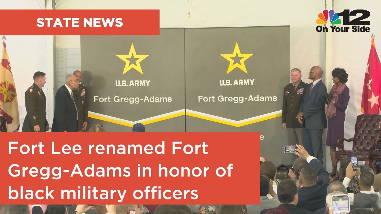 Fort Lee renamed Fort Gregg-Adams in honor of Black military officers ...