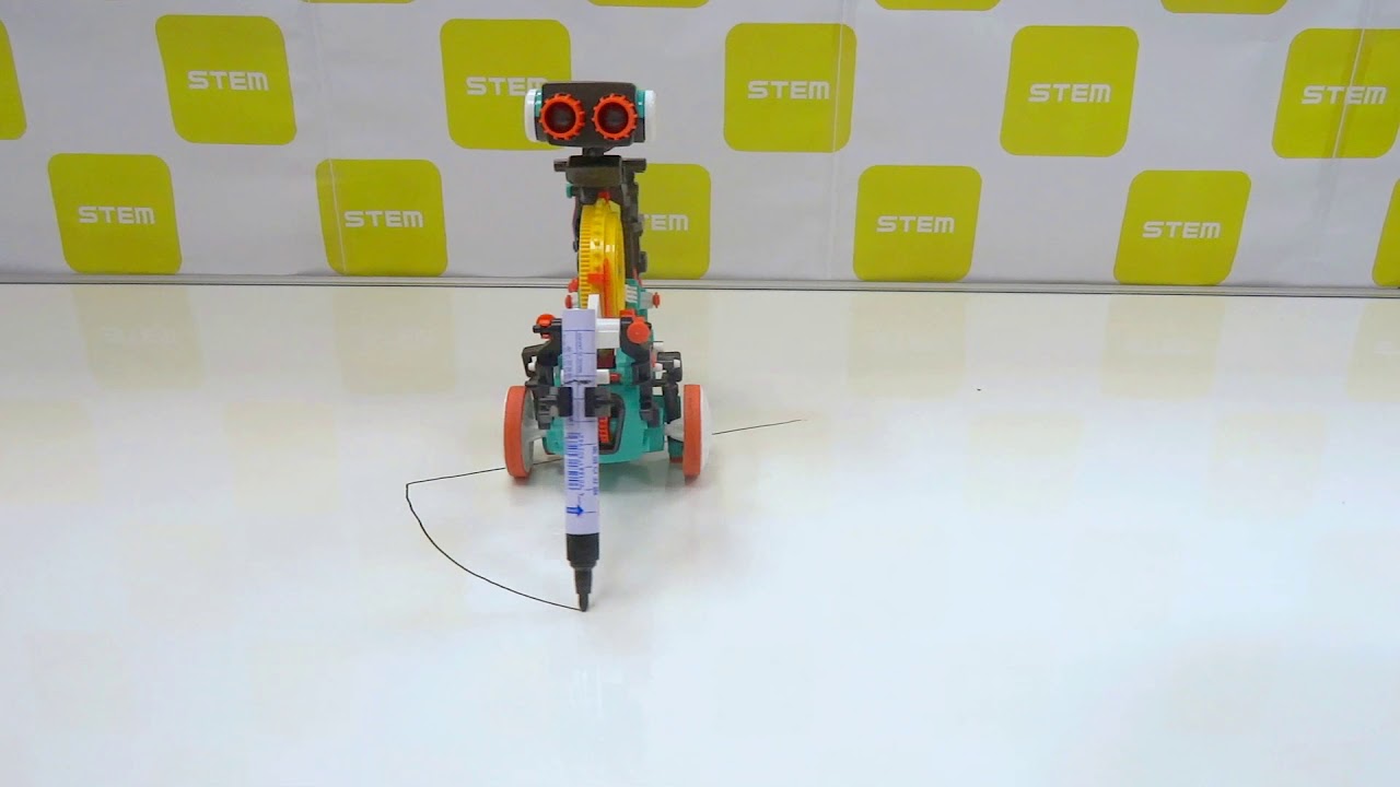 Mech-5 Drawing bot Example 10 text 8 - YouTube