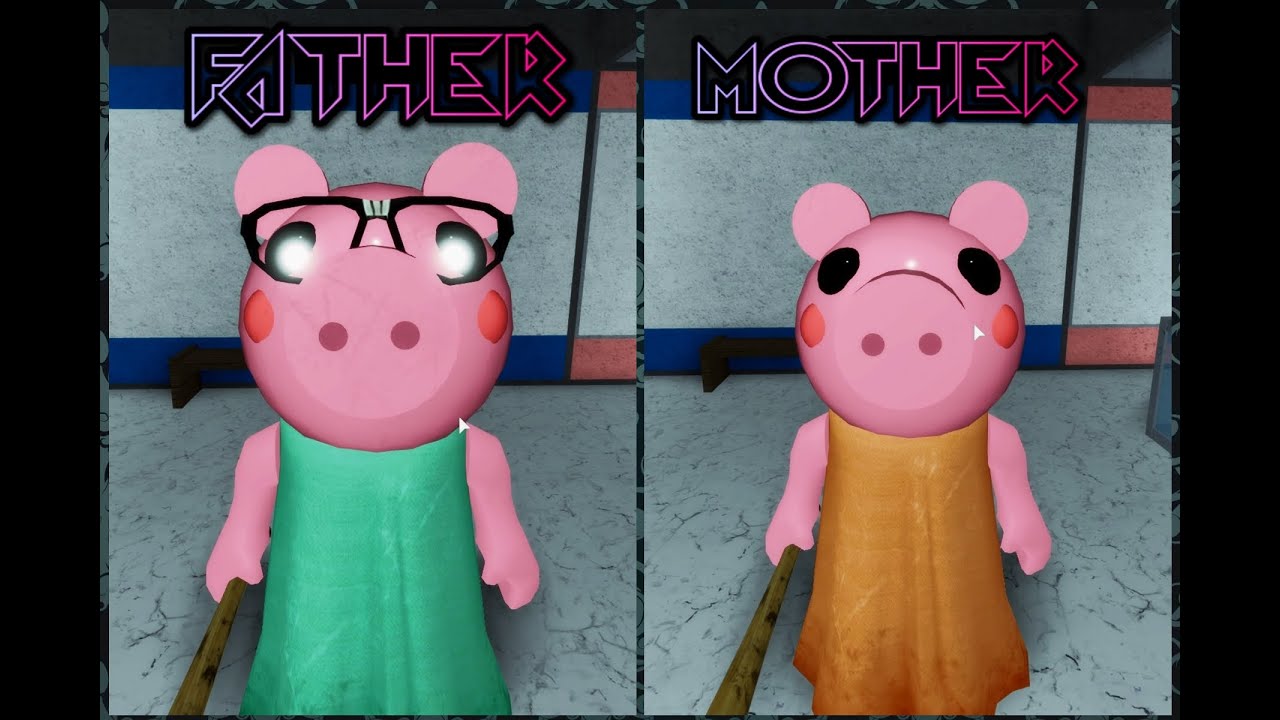 FATHER VS MOTHER PIGGY ROBLOX - YouTube