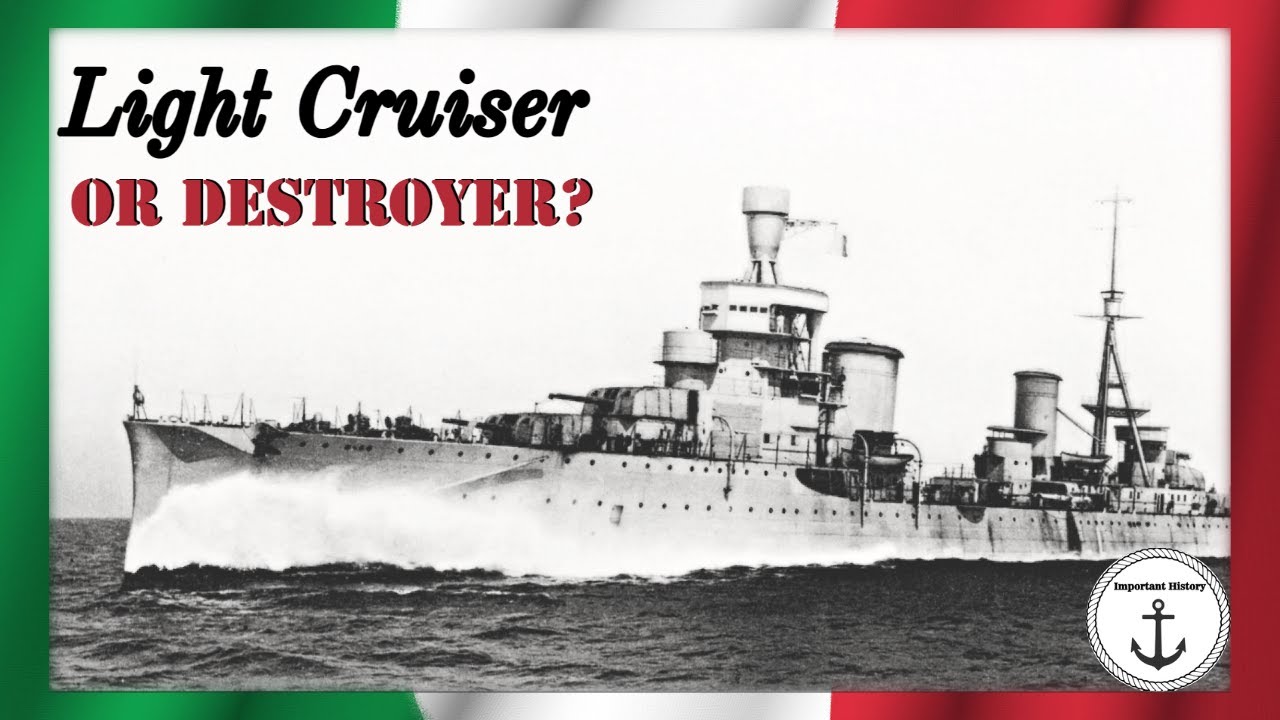 Condottieri Class: Light Cruisers or Large Destroyers? - YouTube
