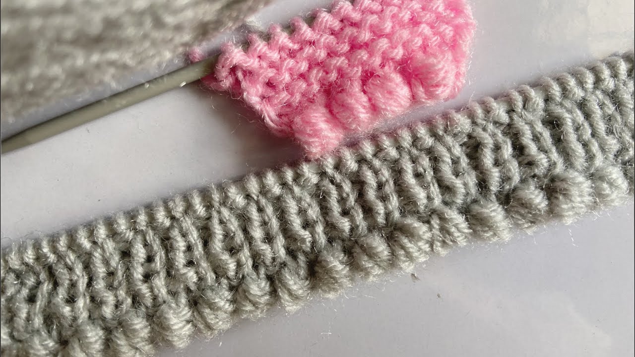 Beautiful border knitting for kids and ladies projects | knitting ...