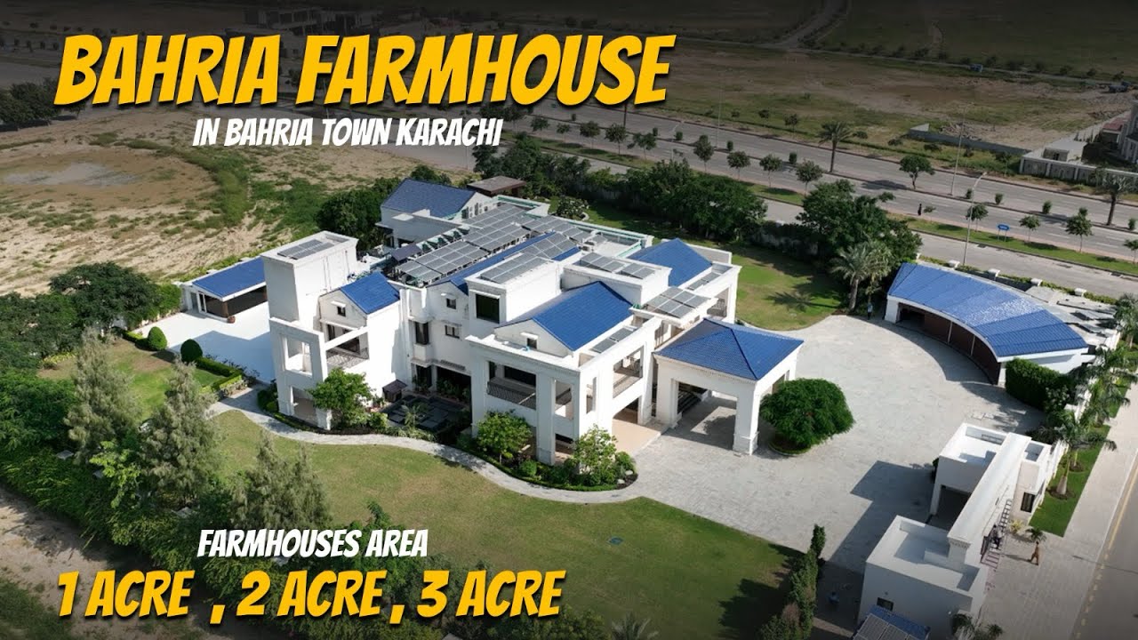 Amazing Farm Houses In Bahria Town Karachi #bahriatownkarachi # ...
