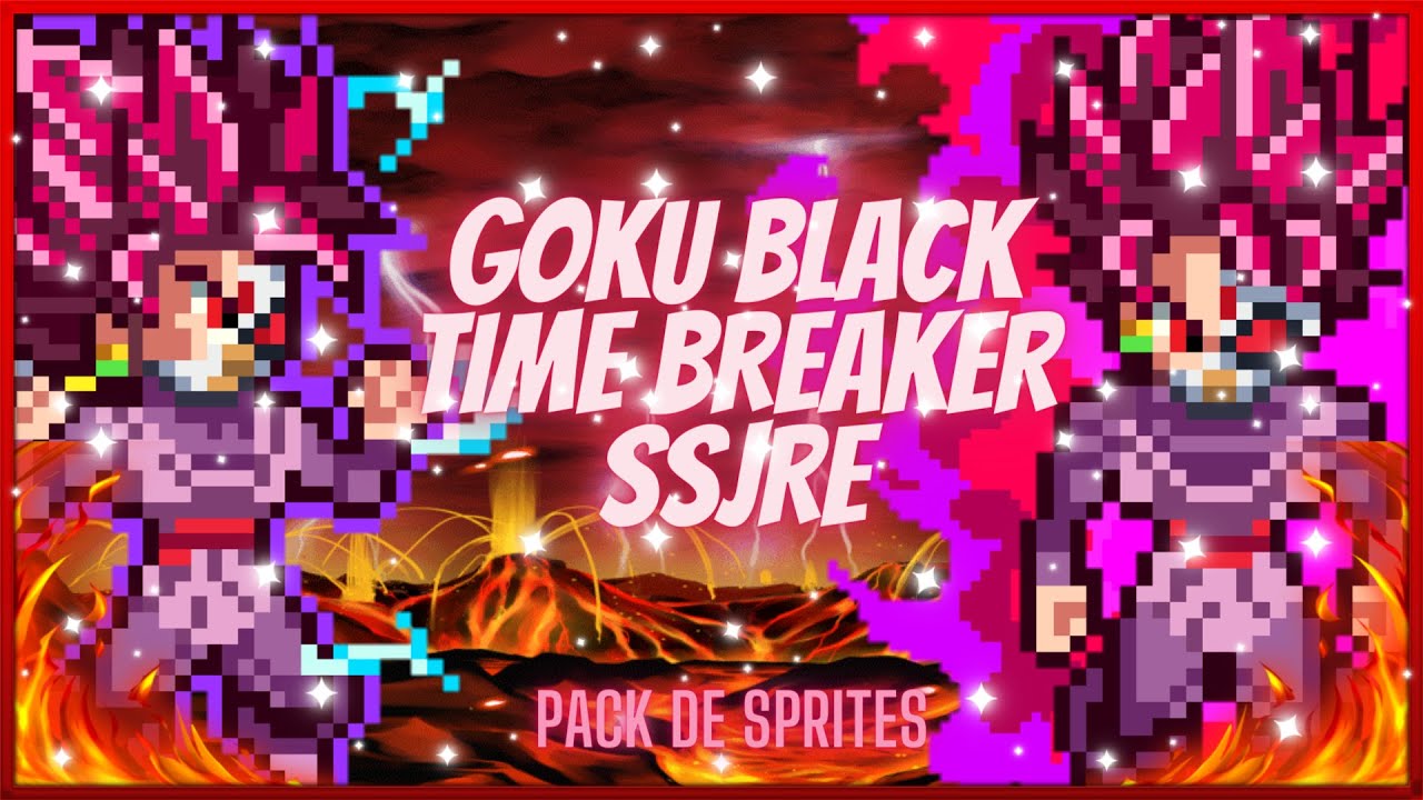 PACK DE SPRITES DO GOKU BLACK SSJR EVOLUTION TIME BREAKER- (GANHADOR DA ...