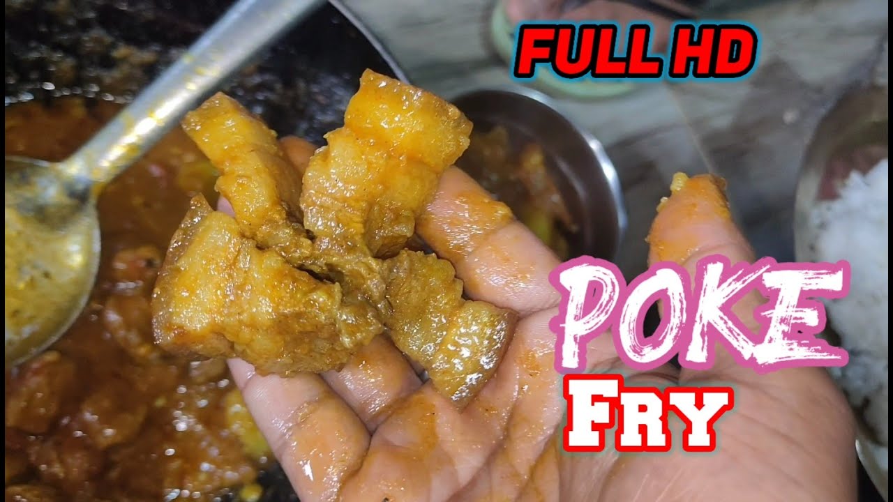 ভজা গাহৰিৰ জুতি | Poke Fry Very Testy | How to fry Poke in 1/2 hours ...