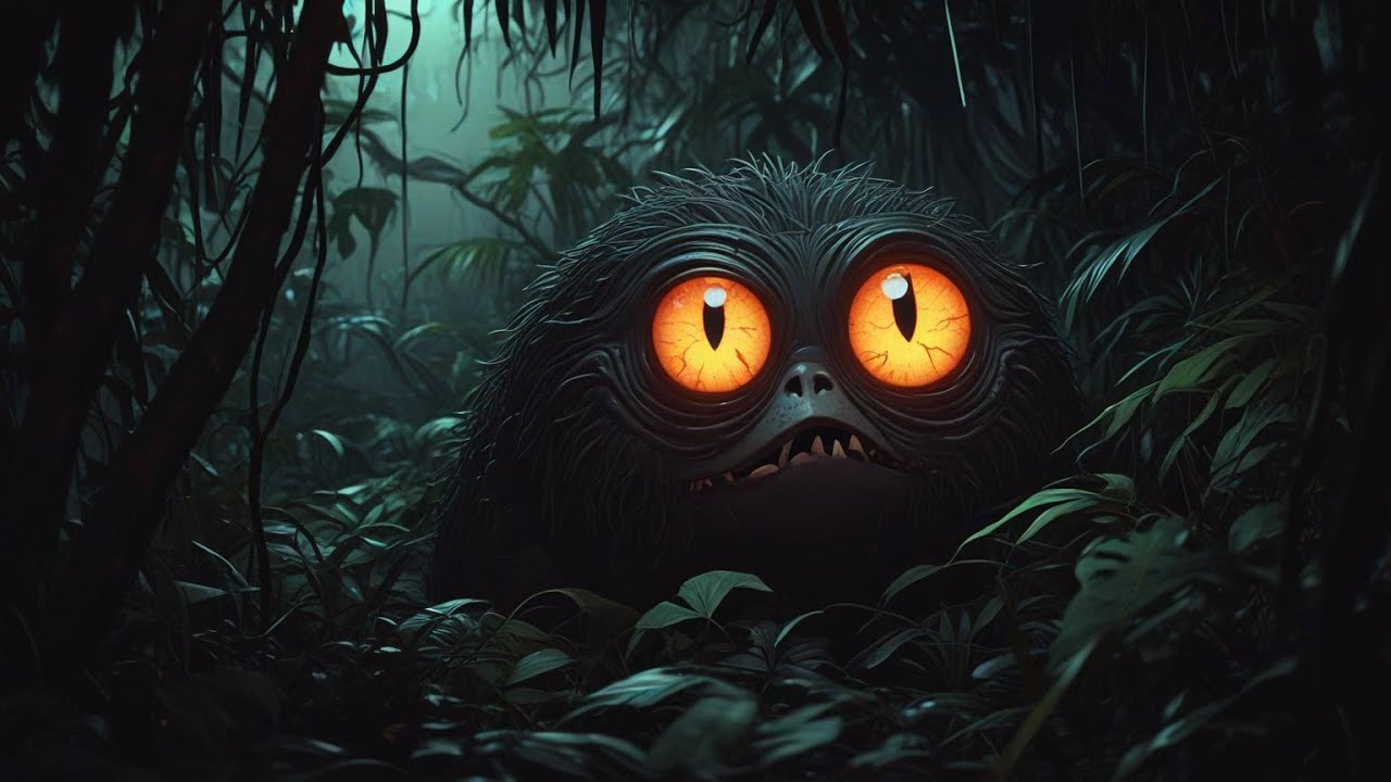 Benji the Bear's Spooky Tale The Haunted Forest in English - YouTube