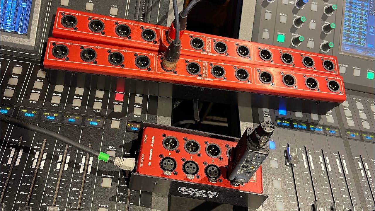 SoundTools Cat Box and Cat Rack as Sub Snake and Splitter System! - YouTube