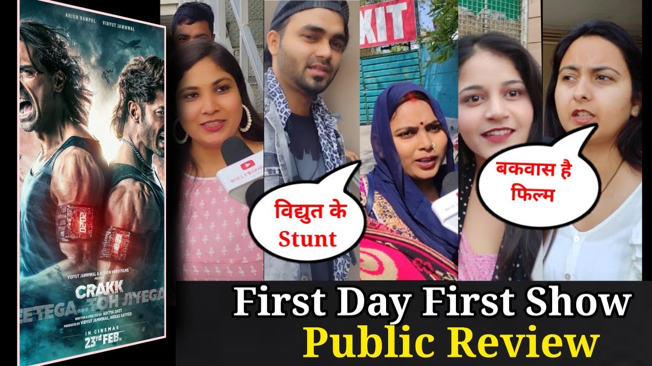 Crakk Public Review | Crakk Movie Review | Crakk public Talk, Crakk ...
