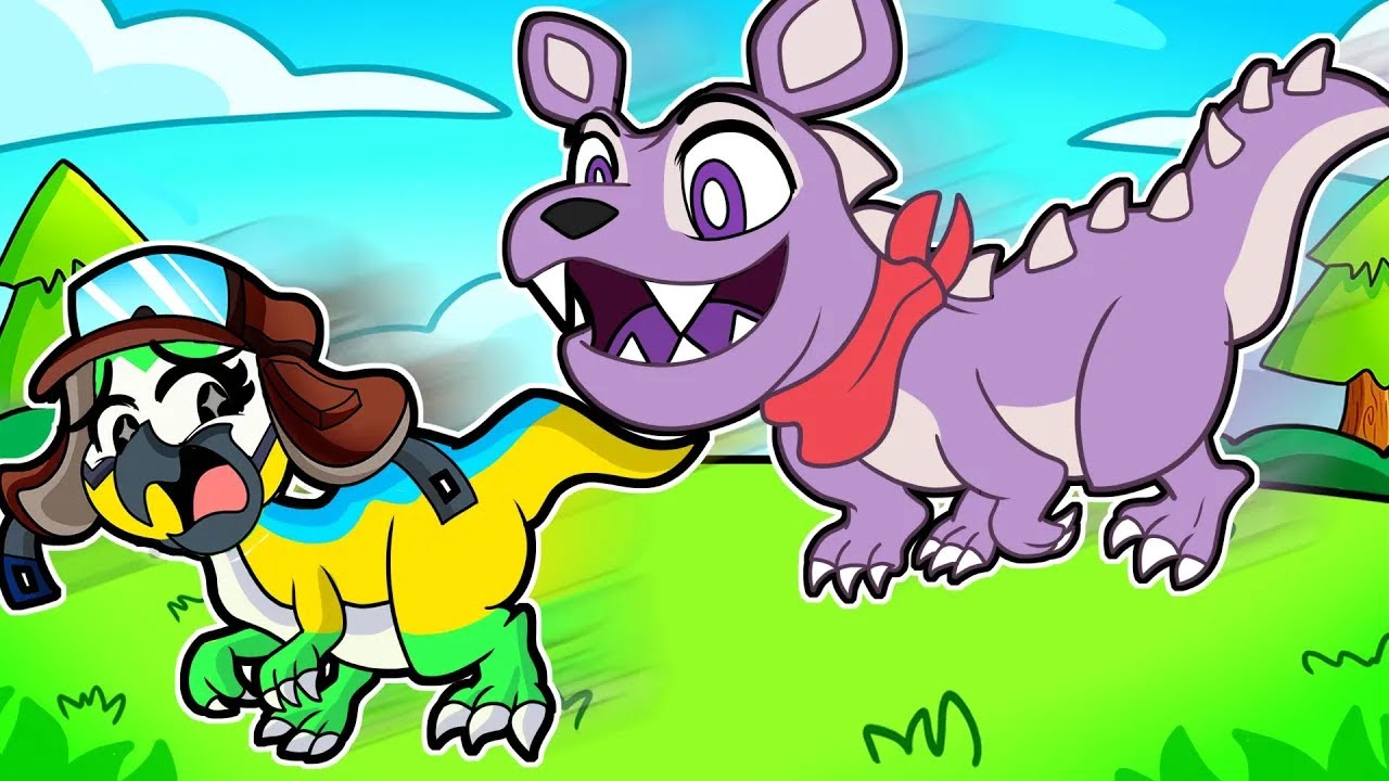 RAMBLEY AND MOLLIE BECOME T REX in ROBLOX! 😨 - YouTube