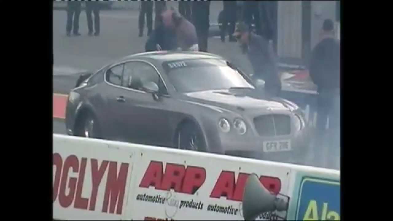 Street legal Bentley drag car 2014 - YouTube