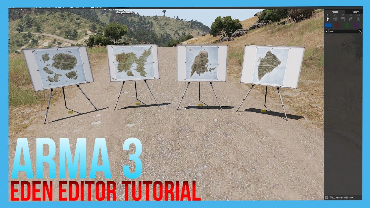 Arma 3 Eden Editor How To Choose Your Map - YouTube