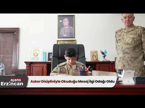 Asker Disipliniyle Okuduğu Mesaj İlgi Odağı Oldu