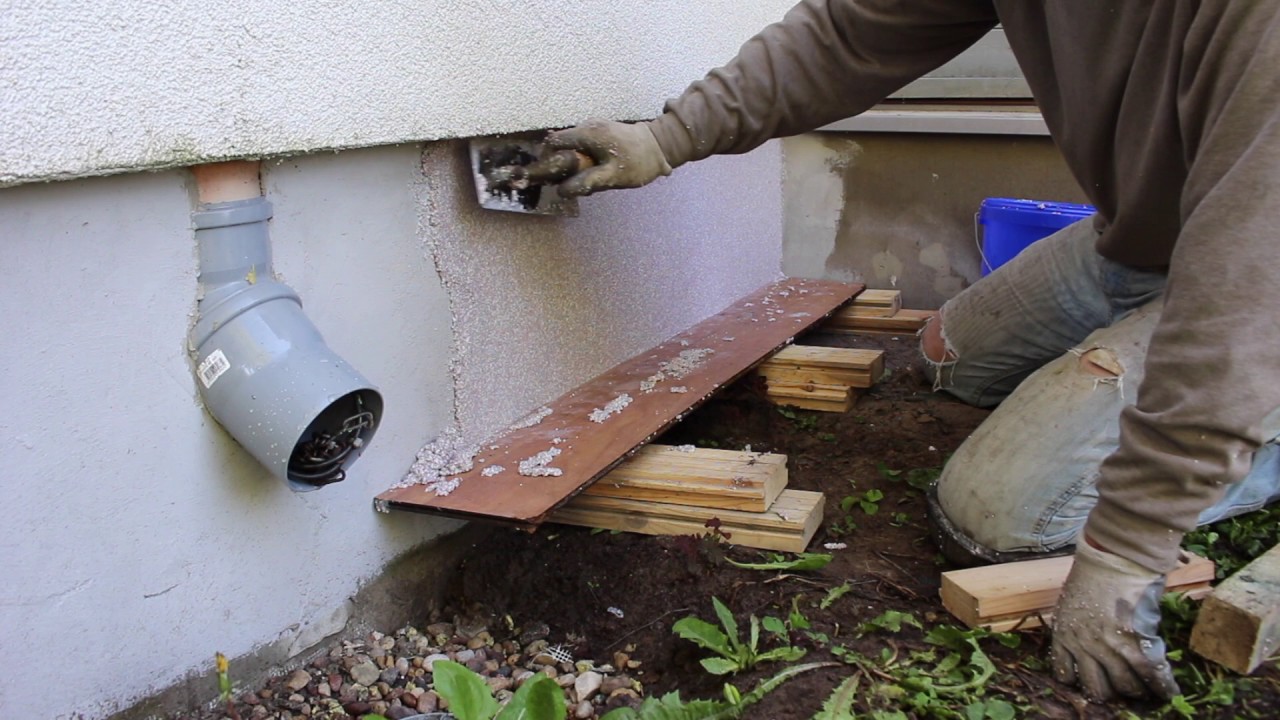 Plastering - natural stone mosaic - YouTube