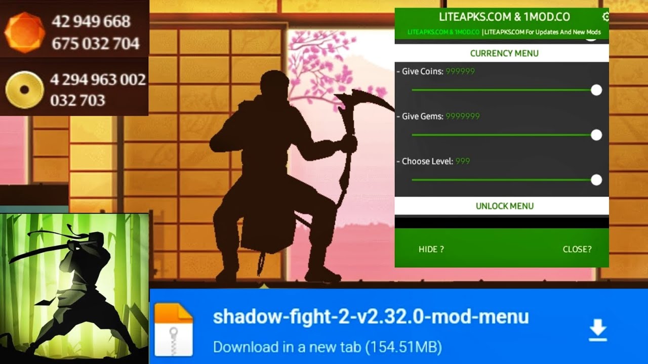 SHADOW FIGHT 2 MOD MENU VERSÃO RECENTE 2.32.0 ATUALIZADO 2024 - YouTube