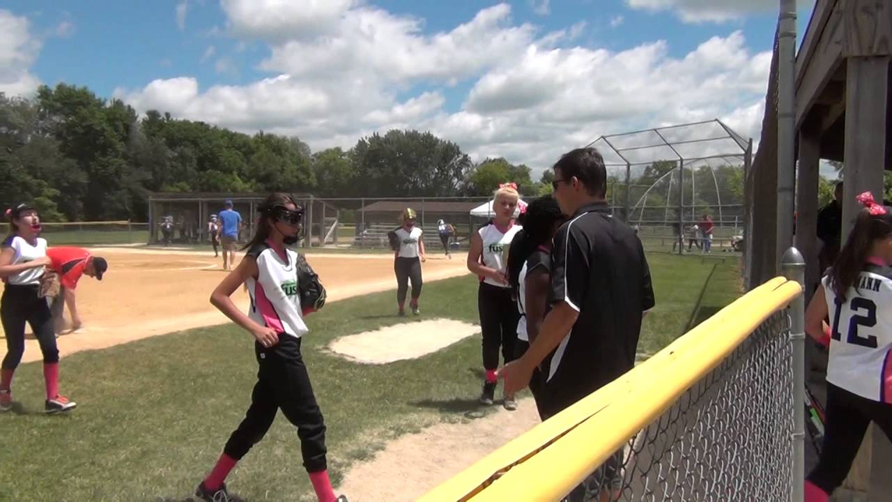 Girls Softball Fusion vs Lightning - YouTube