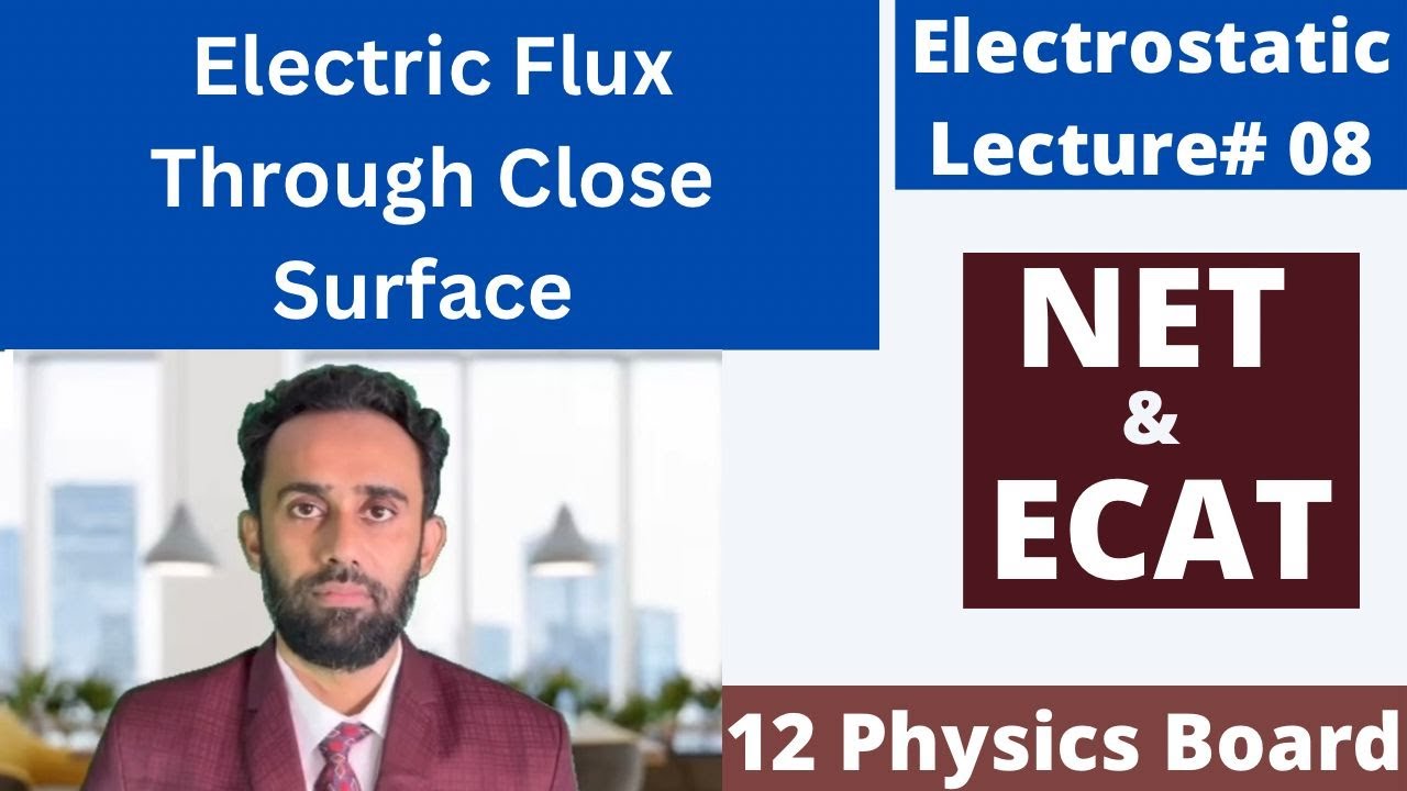 Electric Flux Closed Surface Class 12 Physics Animated Lecture ǀǀ ...