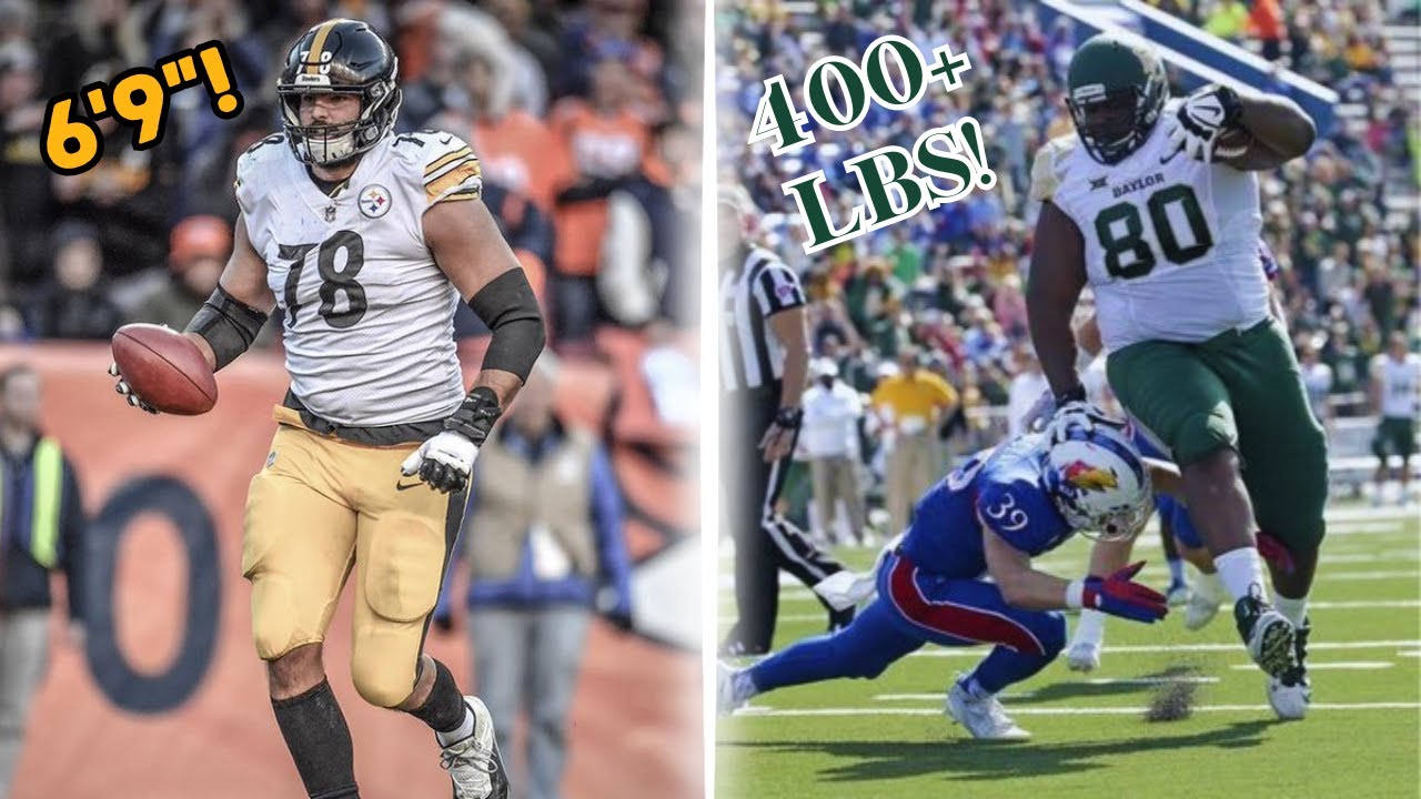 10 Minutes of Football's Best "Big Man" Moments - YouTube