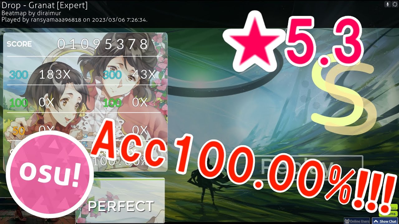 [Osu!] Drop - Granat [Expert] - YouTube