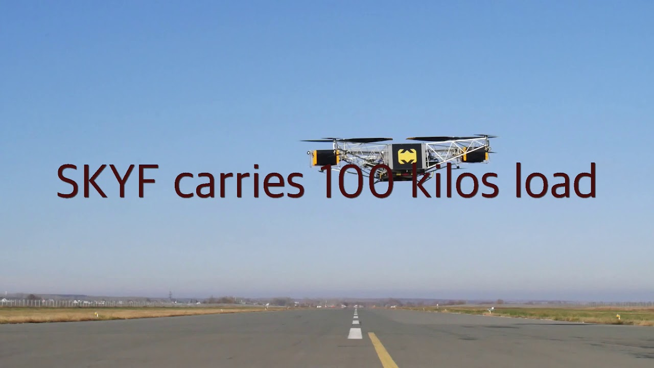 SKYF carries 100Kg - YouTube