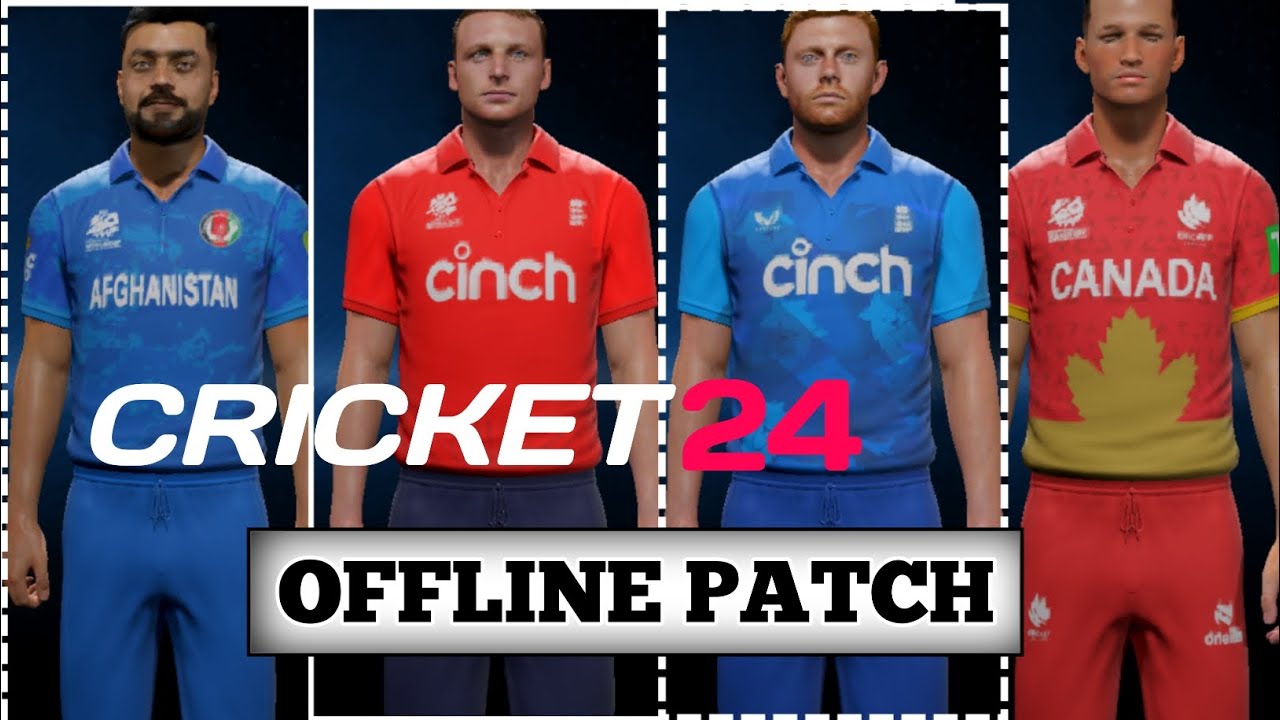 Cricket 24: T20 World Cup 2024 Jersey Kits Patch Cricket 24 | Cricket ...