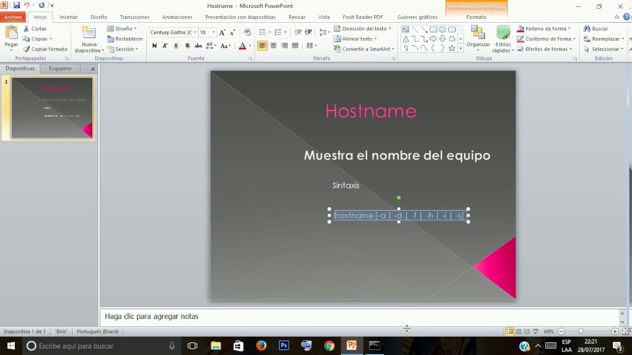 Comando Hostname - YouTube
