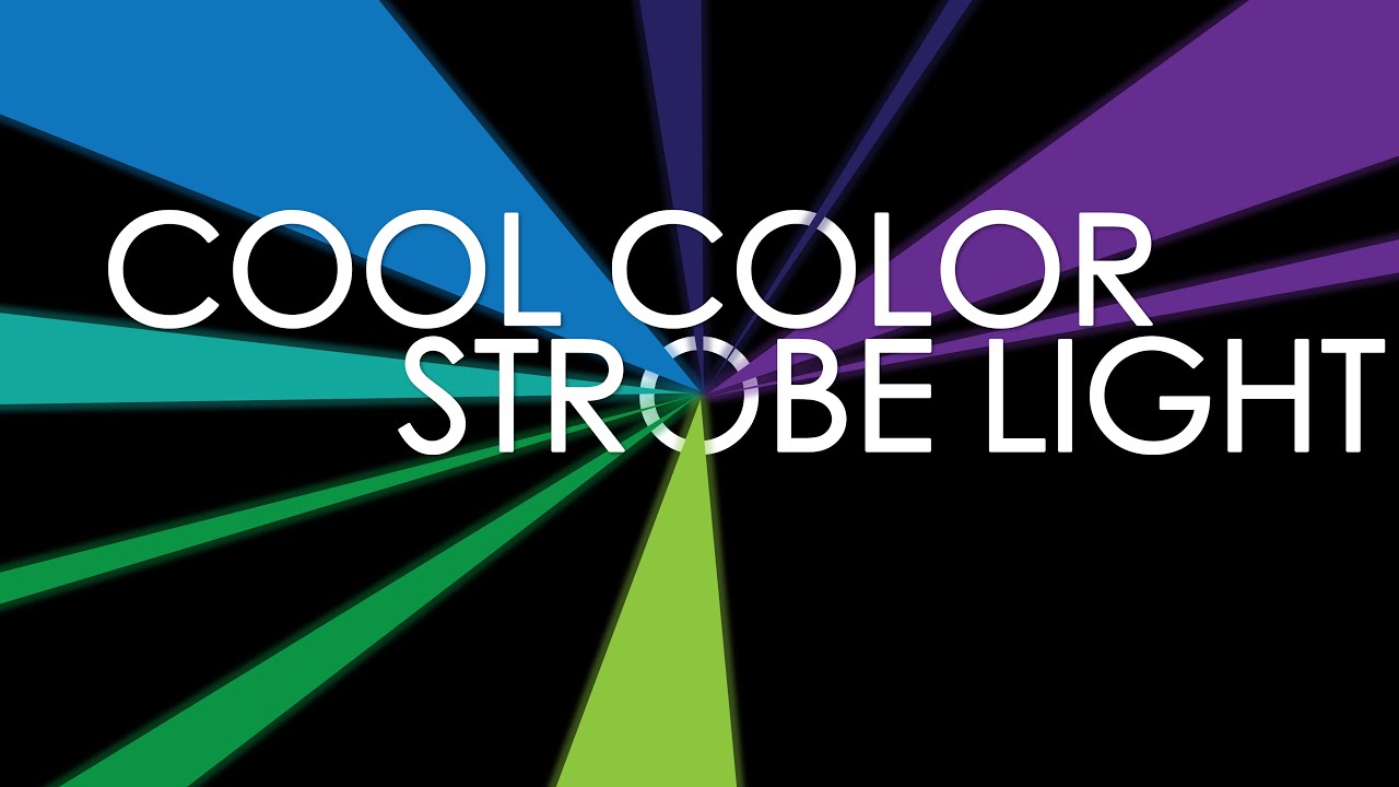 Cool Color Strobe Light 🟢🔵🟣 | ⚠️ Epilepsy Warning - YouTube