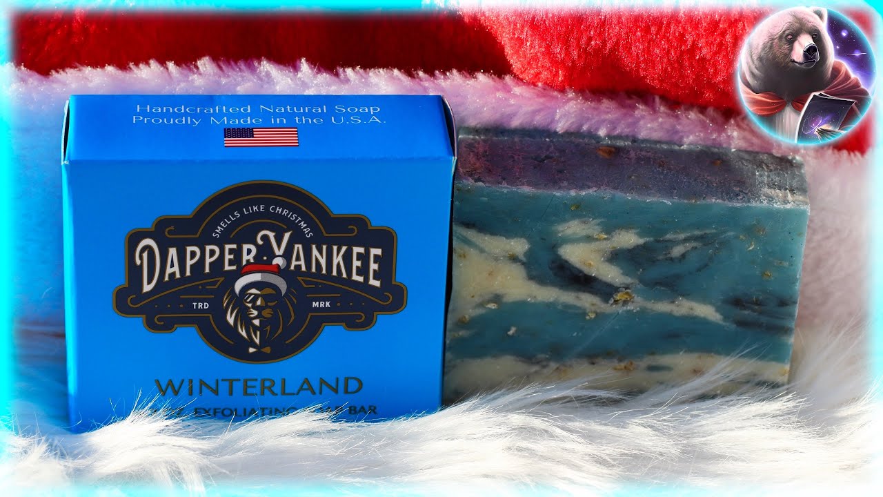 WINTERLAND | Dapper Yankee | Christmas Soap Review - YouTube