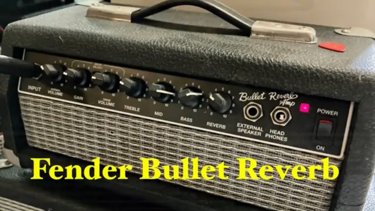 Fender Bullet Reverb w/ Jensen Alnico 10” - YouTube