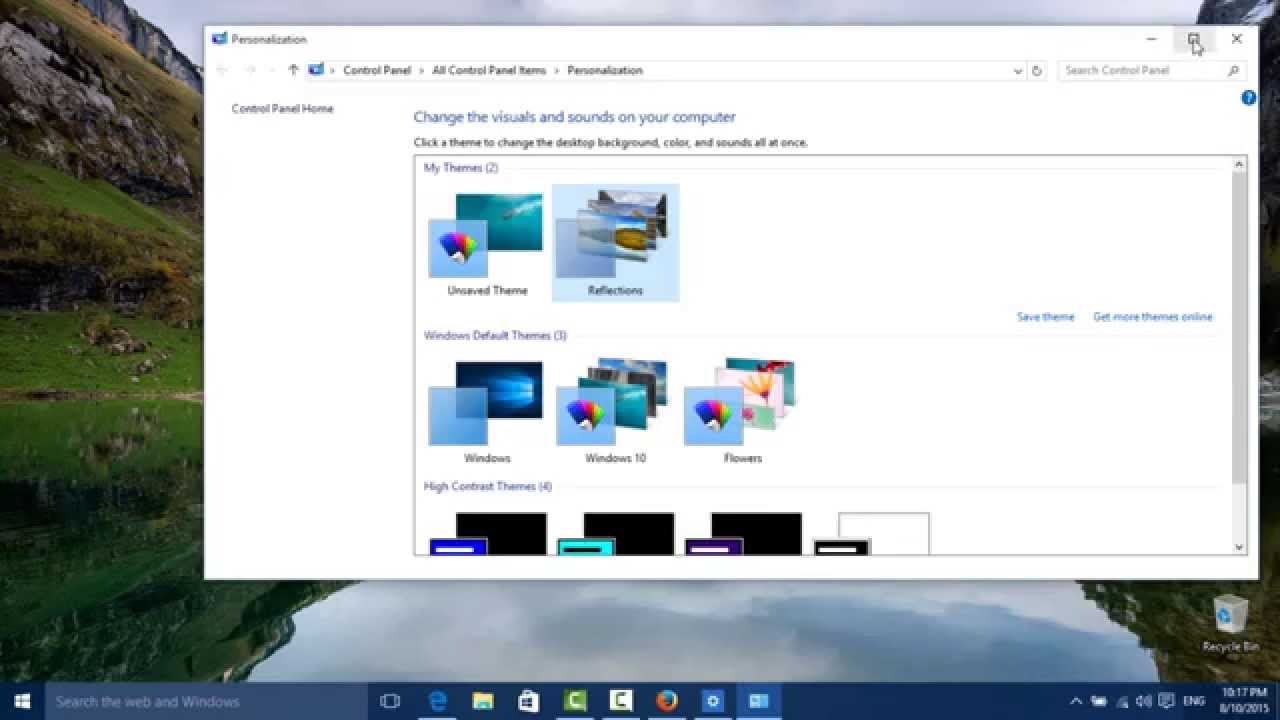 Thay đổi Background, Colors, Lock screen, Themes, Start trên Windows 10 ...
