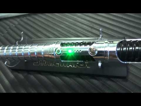 JQ Sabers Quinlan Vos Lightsaber - Crystal Focus V5 - YouTube
