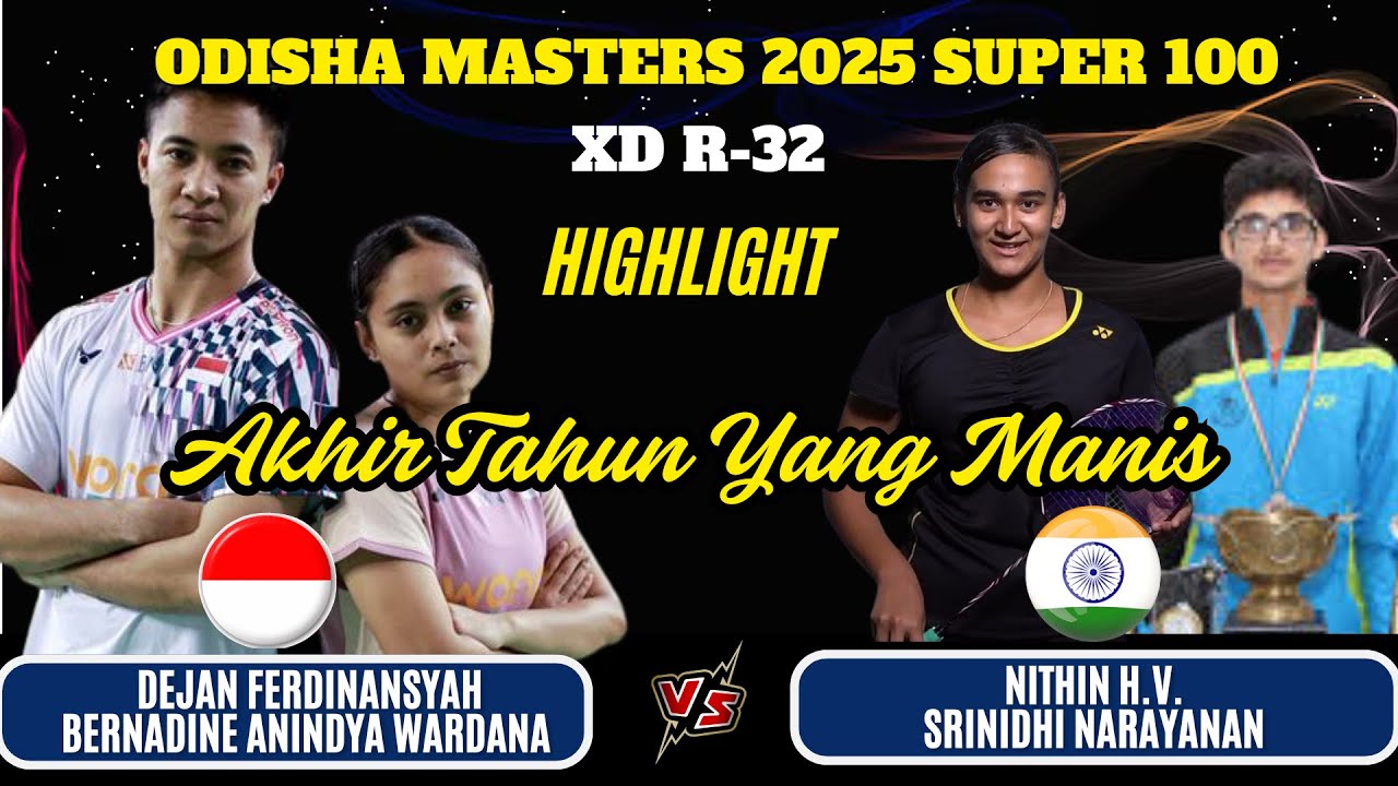 FERDINANSYAH/WARDANA (INA) vs Nithin H.V./ SRINIDHI NARAYANAN (IND ...