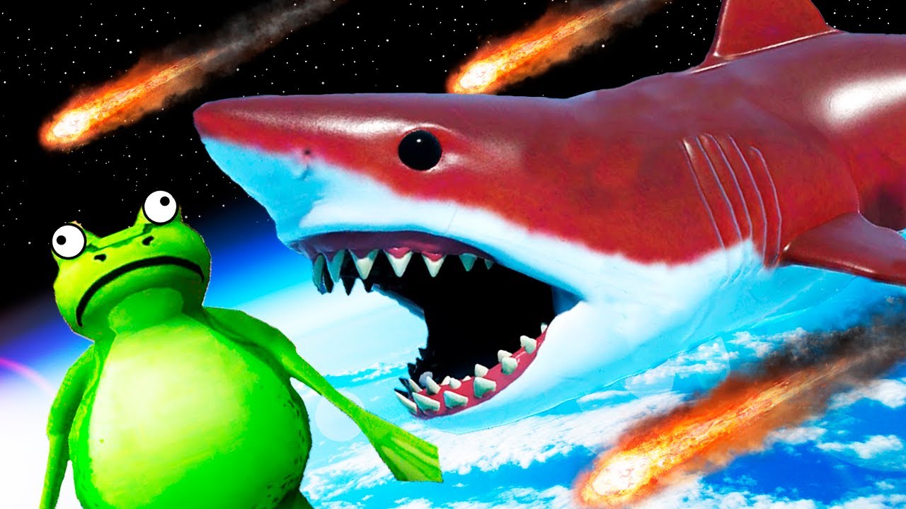 LA RANA ENVIA UN MEGALODON AL ESPACIO | AMAZING FROG - YouTube