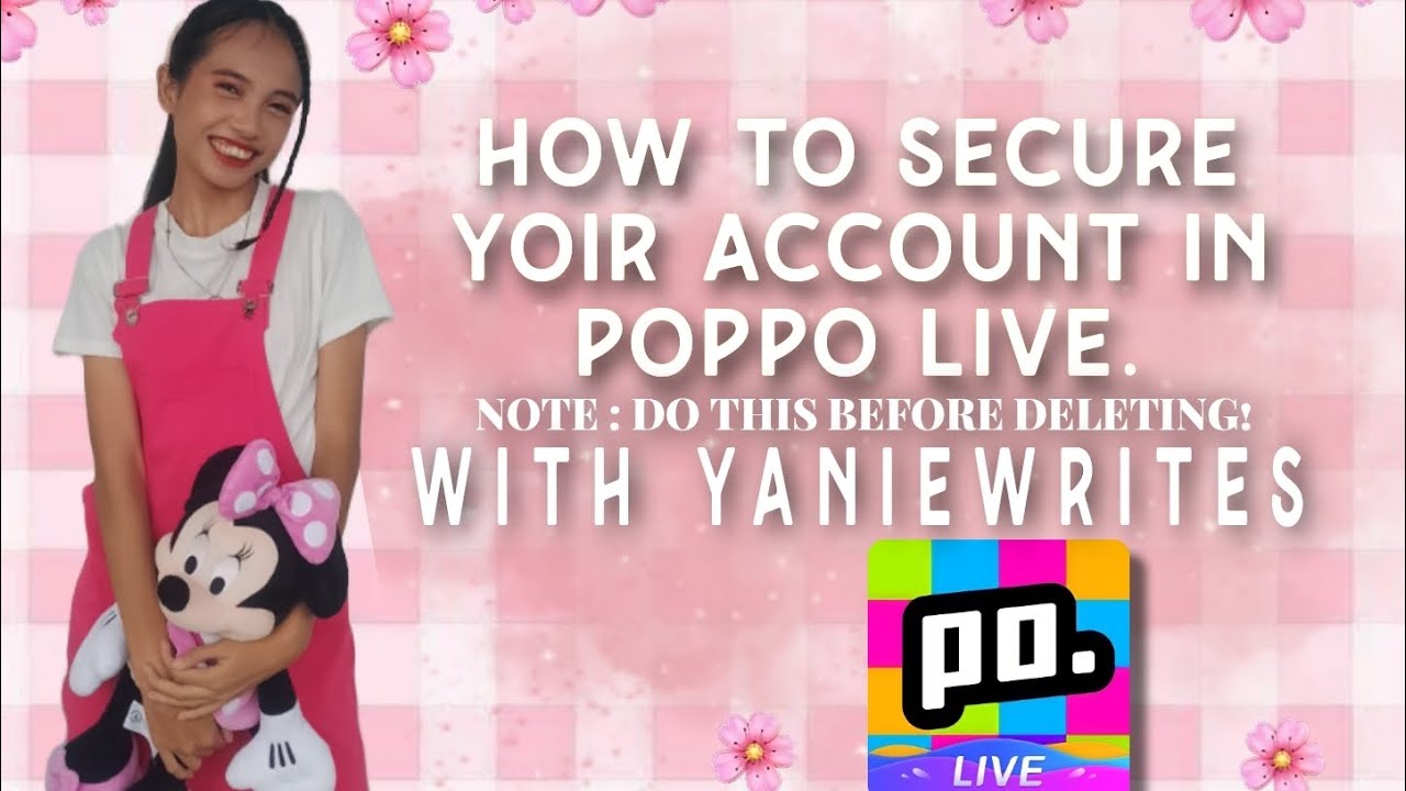 HOW TO SECURE YOUR ACCOUNT IN POPPO LIVE - YouTube