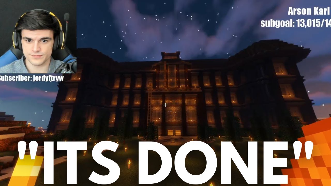 FoolishG finishes Tubbo's Mansion - Dream SMP - YouTube