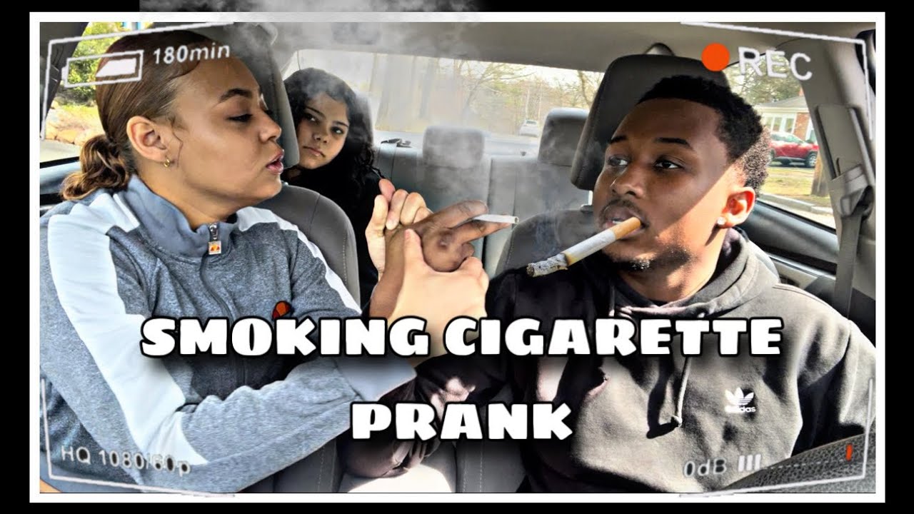SMOKING CIGARETTE PRANK!!! - YouTube