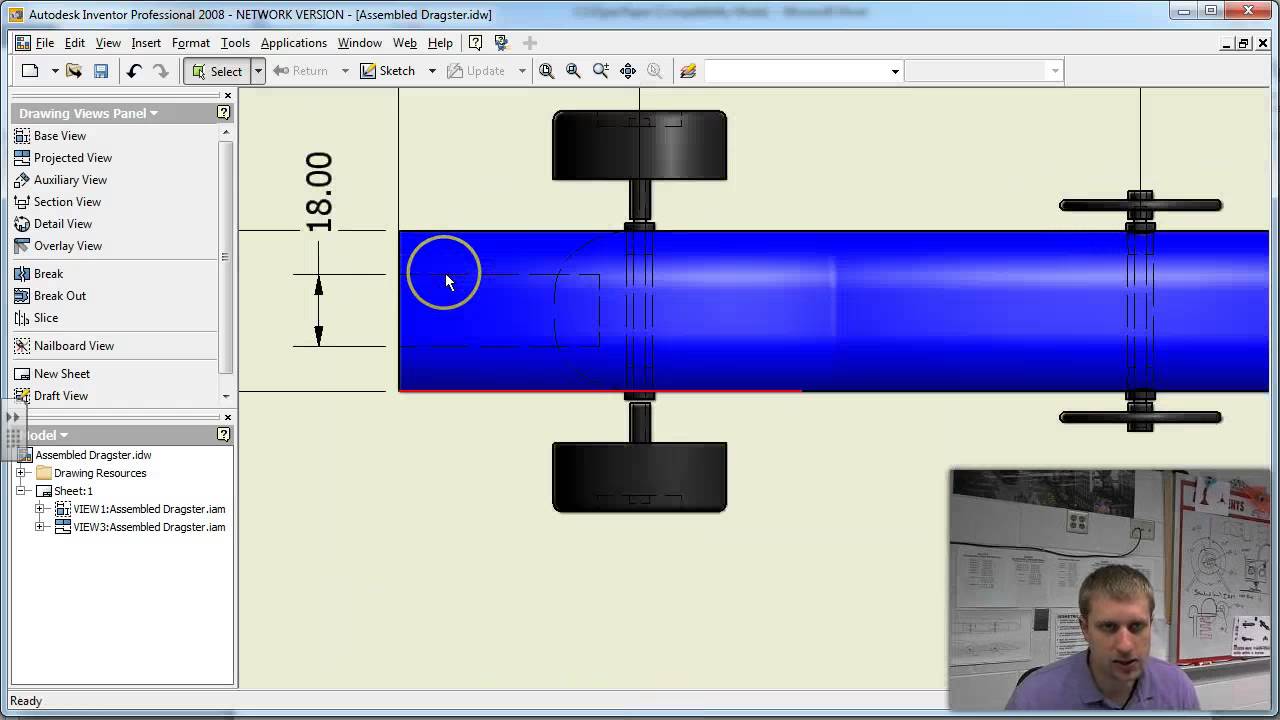 Dragster Drawing Specifications Video Tutorial - YouTube