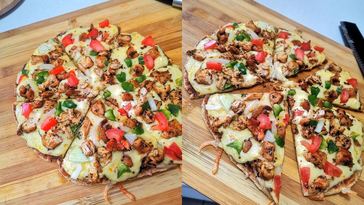 How to make banting/keto friendly pizza - YouTube