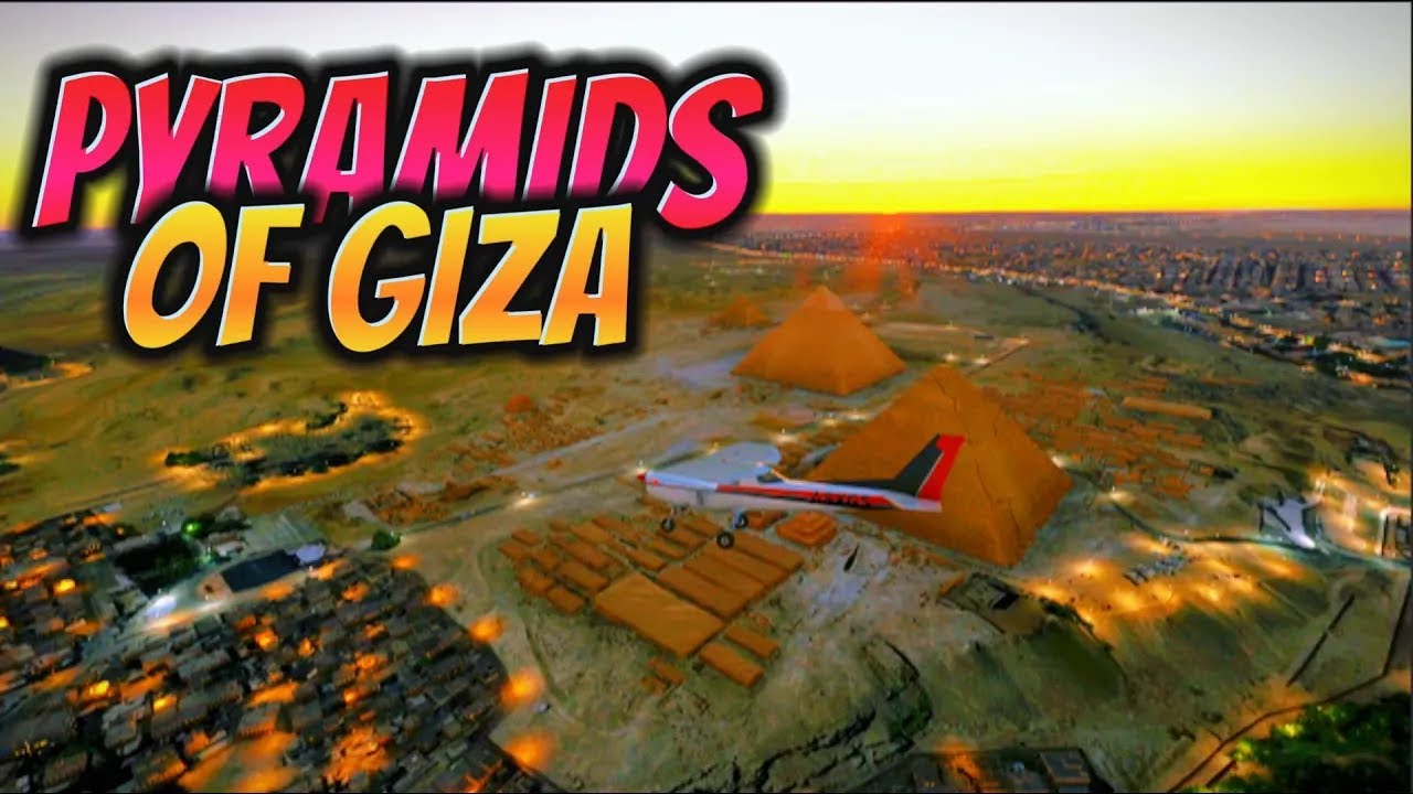 Microsoft Flight Simulator | Giza Pyramids, Egypt - 4K 60fps - YouTube