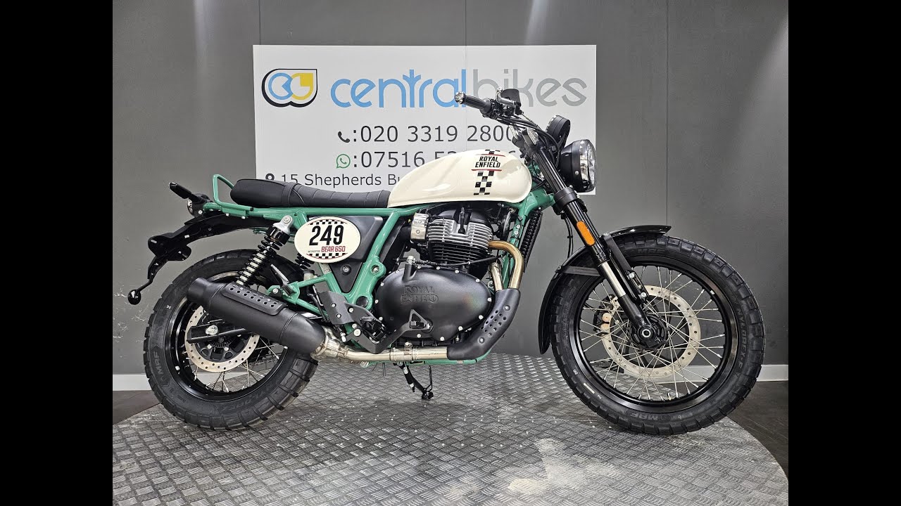 Royal Enfield Bear 650 - 249 White - YouTube