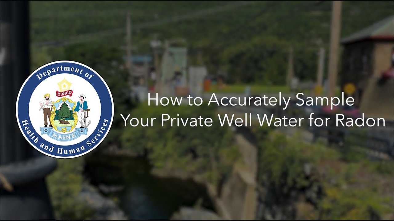 How to Accurately Sample Your Well Water for Radon - YouTube