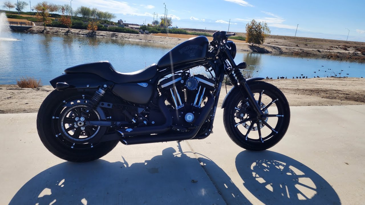Harley Davidson Sportster Iron 883 mods - YouTube