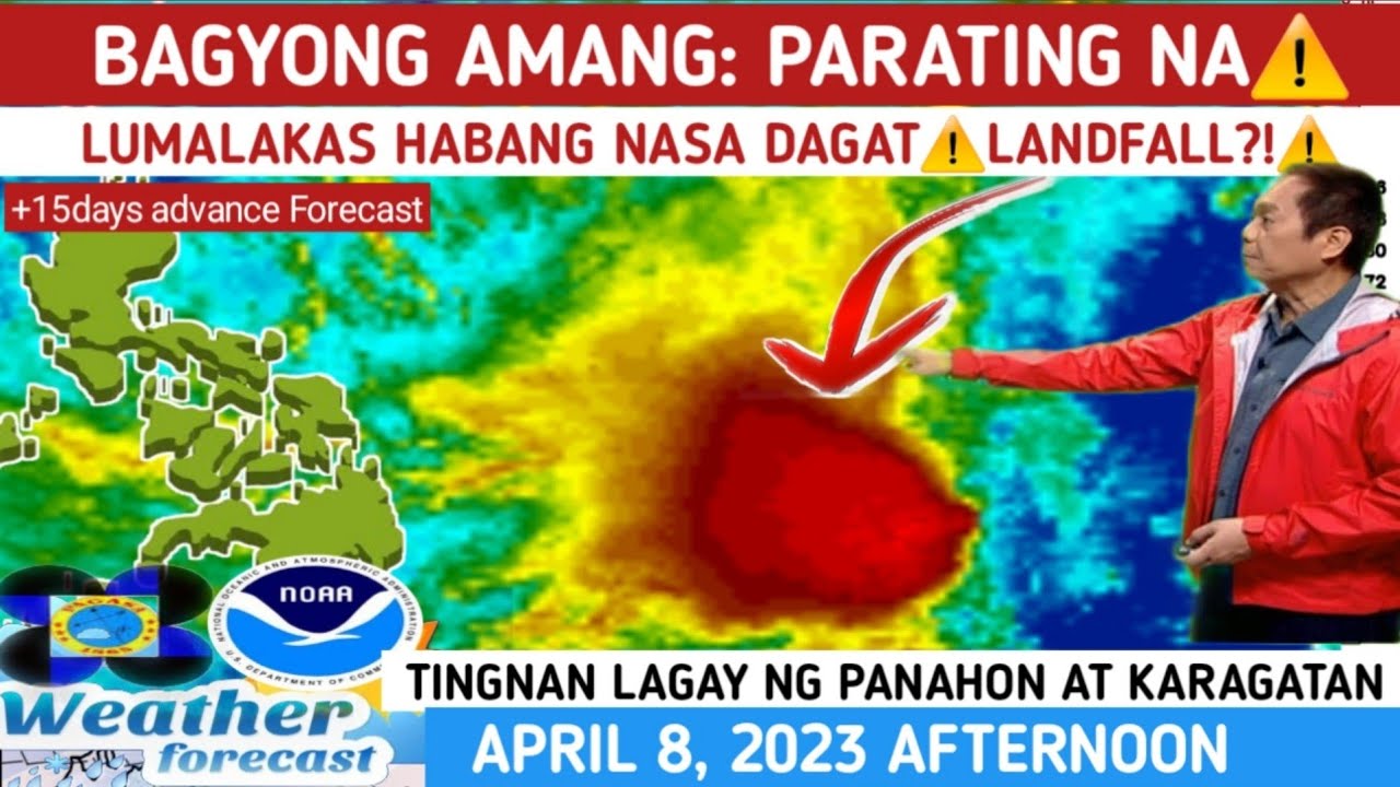 BAGYONG AMANG : PARATING NA⚠️LANDFALL? ⚠️TINGNAN⚠️WEATHER UPDATE TODAY ...