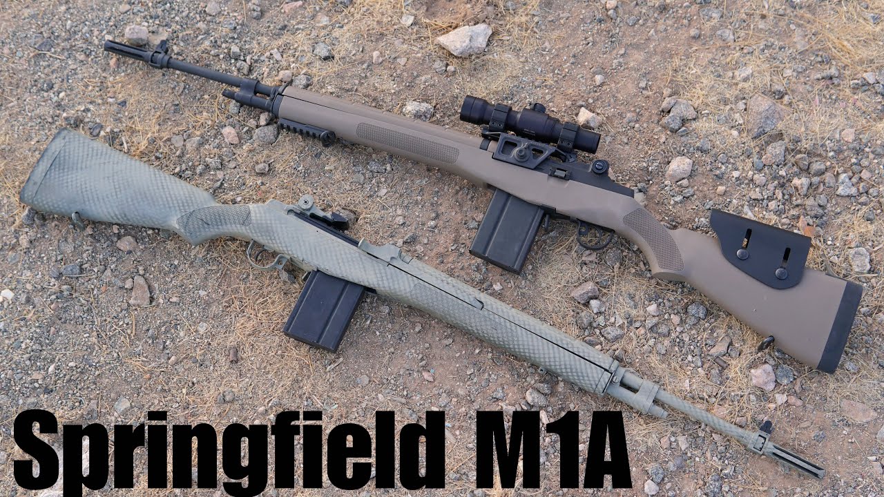 Shooting My Springfield M1A's For The 1st Time! - YouTube