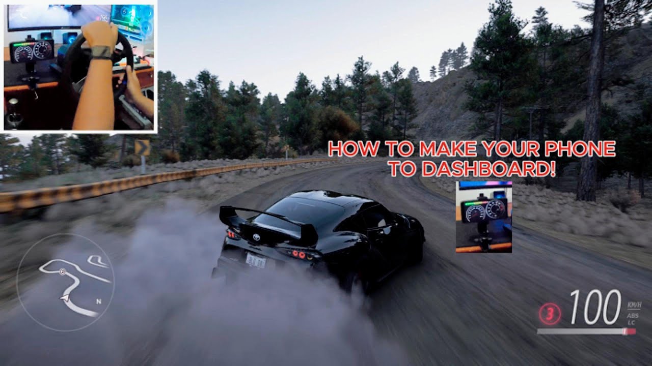 How to make your phone to sim dashboard (with Supra MK5) - Forza Horizon 5 | PXN v99 Gameplay ...