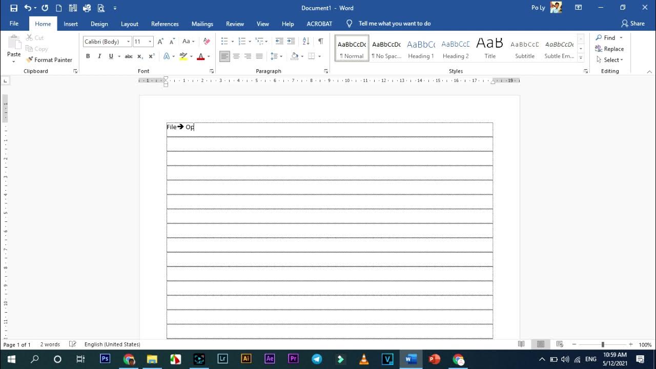 Show Text Boundaries in Microsoft Word #MicrosoftWordTutorial - YouTube