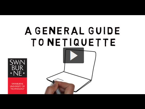 A General Guide to Netiquette - YouTube