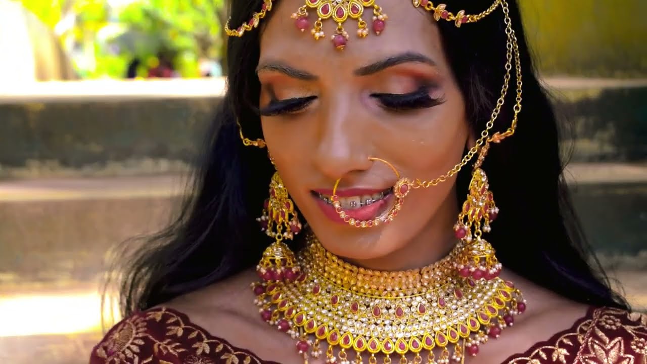 Boy became bride- Photoshoot #lehenga #jewelary #makeup #transformation ...