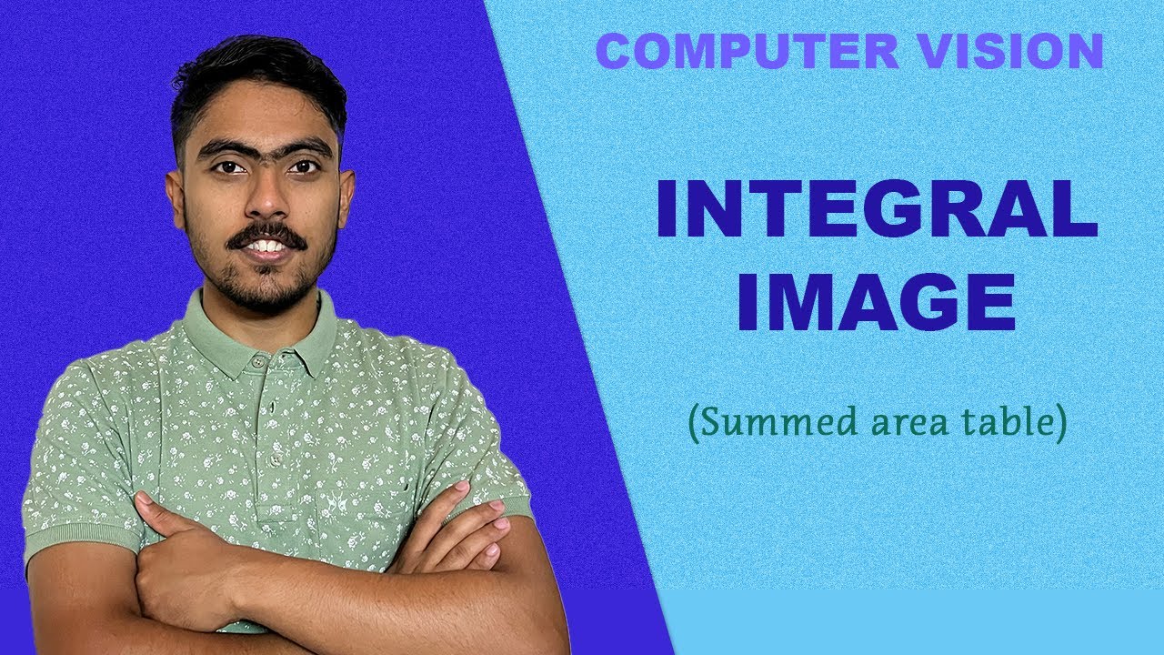 Integral Image | Solved Example | Computer Vision - YouTube
