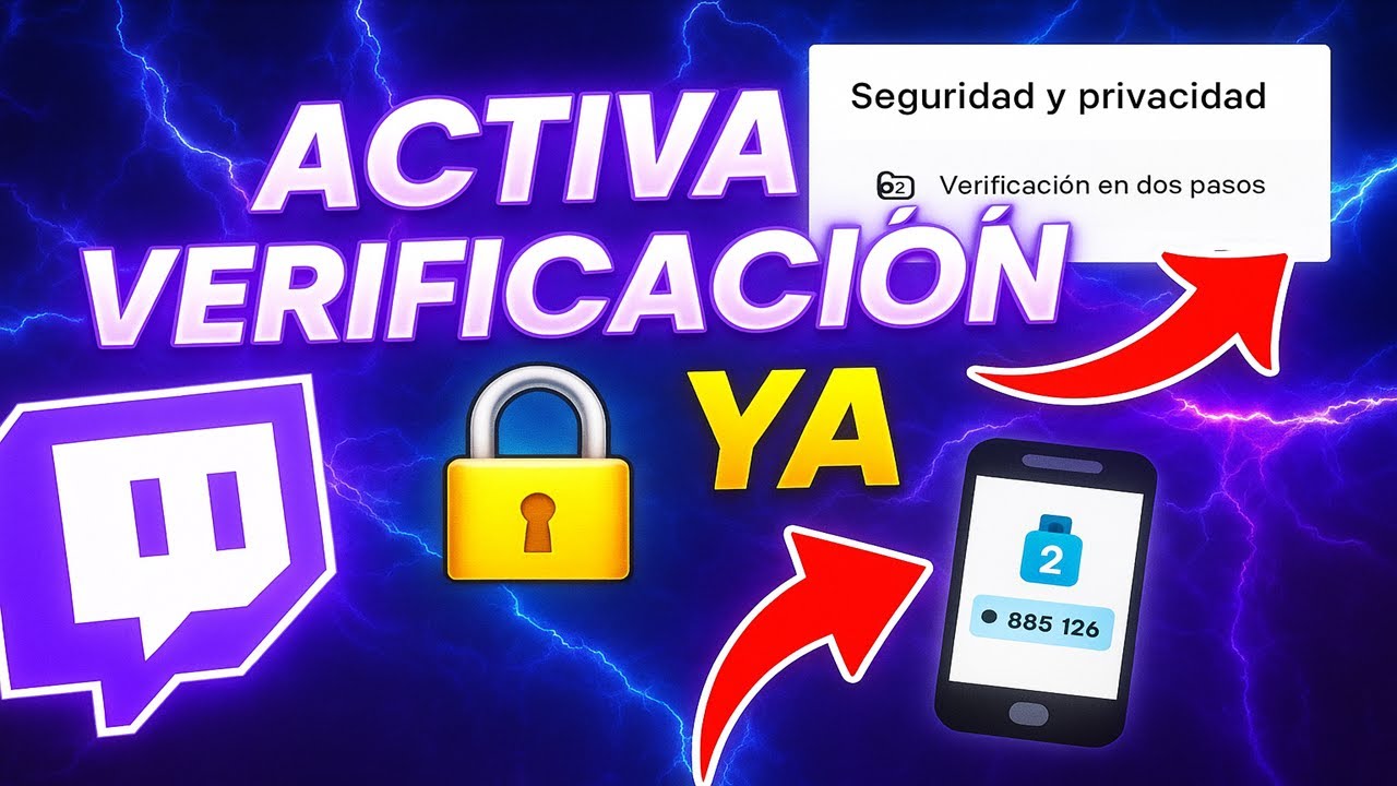 COMO ACTIVAR VERIFICACIÓN EN DOS PASOS EN MI CUENTA DE TWITCH 2020 Paso ...