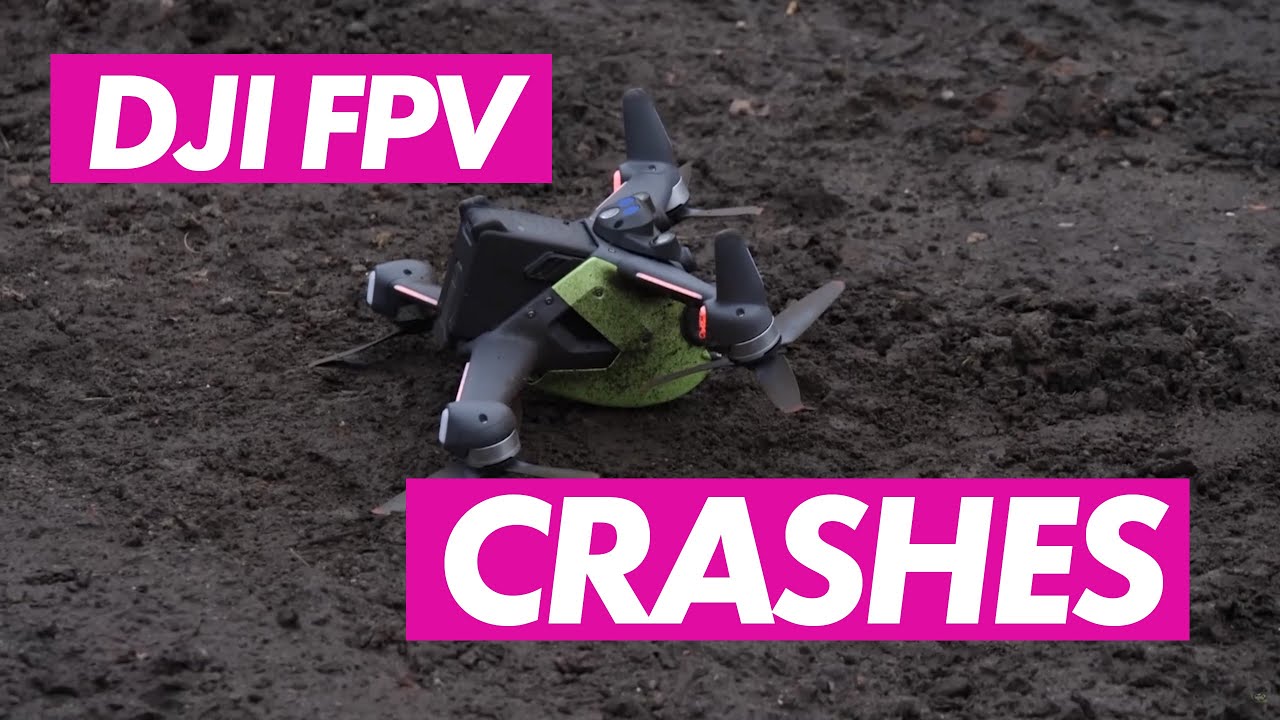 DJI FPV drone fails & crashes compilation 3 days after launch with ...